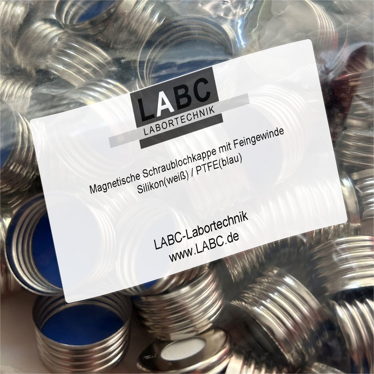 ND18 Fine thread cap - Silicone(white) / PTFE(blue)